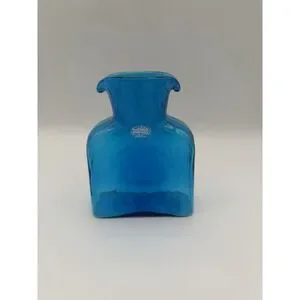 BLENKO | Dining | Blenko Handmade Glass384m Mini Water Bottle Turquoise ...